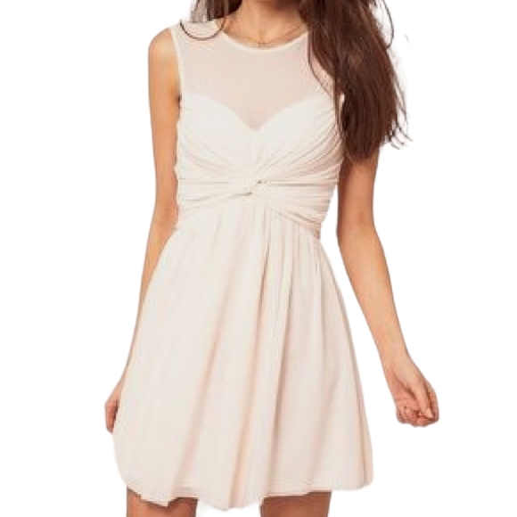 ASOS | Dresses | Asos Cream Fit Flare Cocktail Dress Nwt | Poshmark